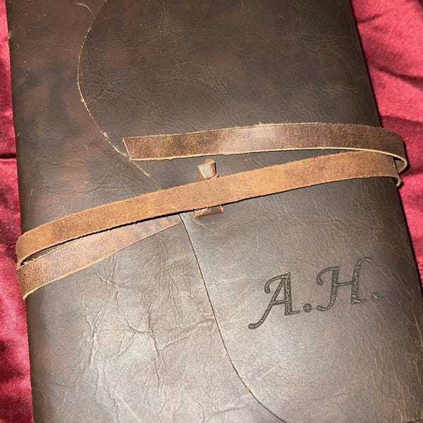Leather Journal, Vintage Leather Notebook,journal, Genuine Leather ...