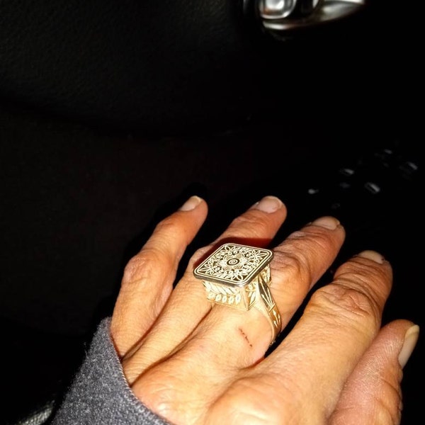 Pigeon Ring in 18k Gold Ring, Diamond Pigeon Ring, Gold Bird Ring, Bird ...