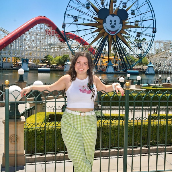 Disney Coquette Baby Tee, Cherry Mickey Bow Crop, Minnie Girlie Y2k ...