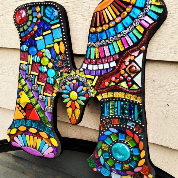 MOSAIC LETTERS/INITIALS - 13" Tall - Totally Customizable - Order 13 ...