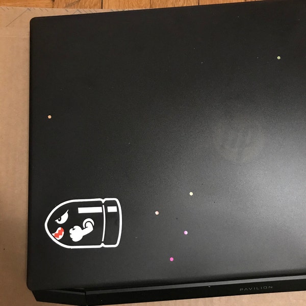 Nintendo Bullet Bill Vinyl Die-cut Sticker | Retro Video Game Stickers ...