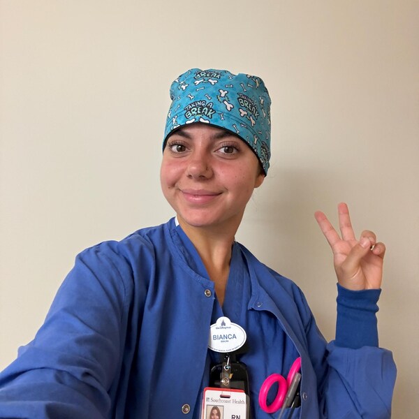 Nurse Euro Scrub Surgical Cap - Etsy