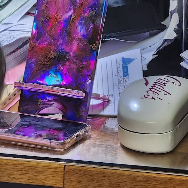 Customizable Phone Stand - Personalized Desk Accessory, Unique Gift ...