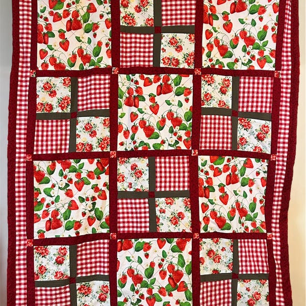 Sweet and Simple Quilt Pattern: Beginner Friendly Big Block Design (PDF ...
