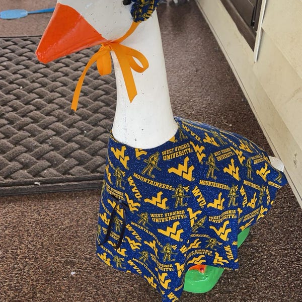 Happy Birthday Goose Dress/ Birthday Goose Clothes/concrete Goose/lawn ...