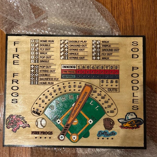 Tabletop Baseball Game 11x10 - Etsy