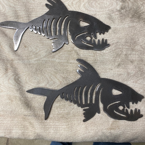 Fish Skeleton DXF and SVG Files ~ Plasma Cutting Water Jet Laser ...
