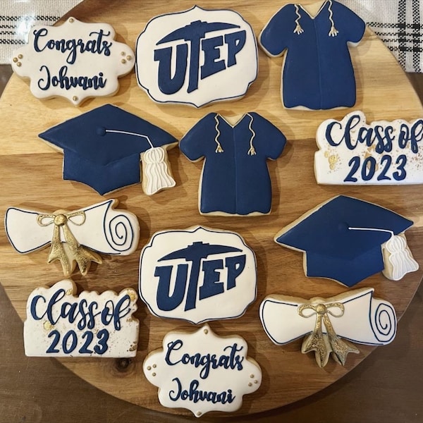 Class of or Graduation Year Cookie Cutter and Fondant Cutter and Clay ...