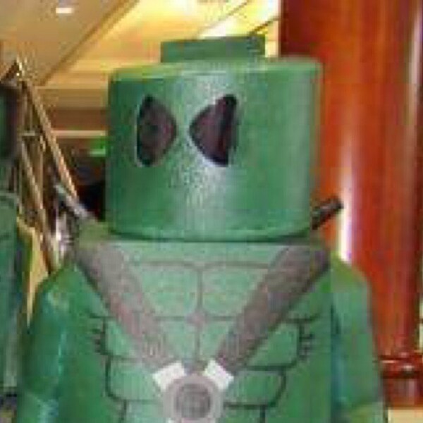 Costume Tutorial: LEGO Inspired Minifigure Head Costume. DIY Patterns ...