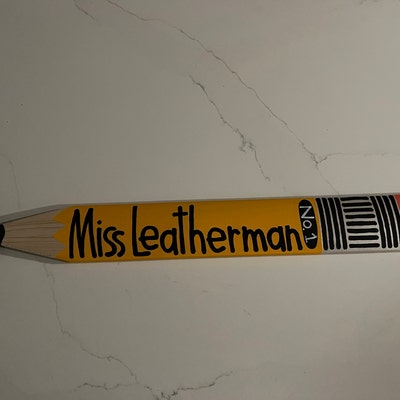 Personalized Wooden Ruler Sign, Teacher Gift, Classroom Decor, Hall ...