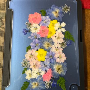 Hand Pressed Real Dried Flowers Custom Letter Number Symbol Lamp,resin ...