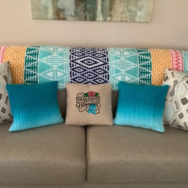 Diamondback Blanket - Overlay Mosaic Crochet Pattern - Etsy