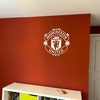 Manchester United Football Club - One Colour Crest - Etsy UK