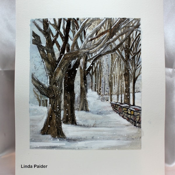 Old Rural Path Stone Wall Scene Coloring Pages W/instructions for 5x7 ...