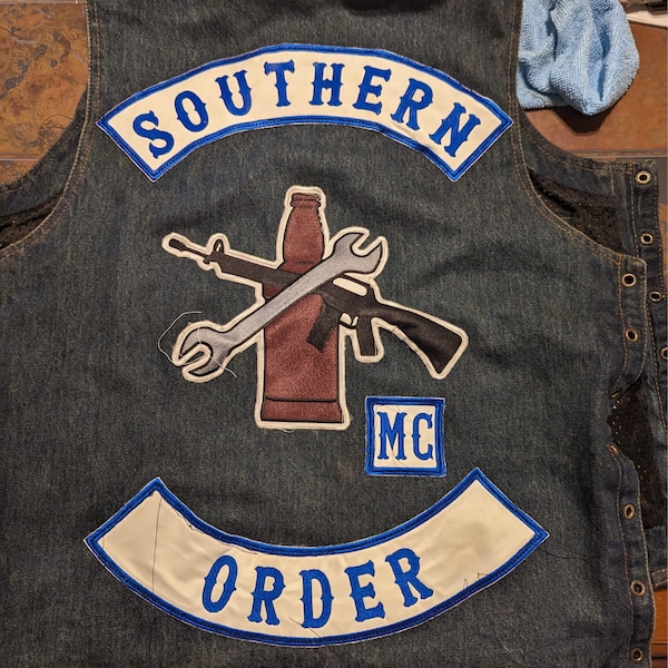 Custom Patch for Bikers, Any Size, Motoclub Jacket, Large Patch, Back ...