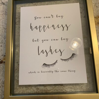 Eyebrows Sign no Quote Print From Home 8x10 and 5x7 Brow Sign, Salon ...