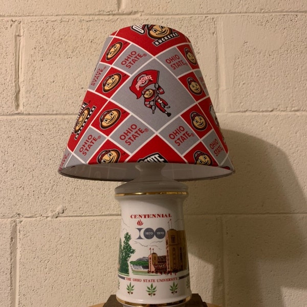 Ohio State University Buckeyes Shade. Shades Are 9.5" X 5" X 7" Tall - Etsy