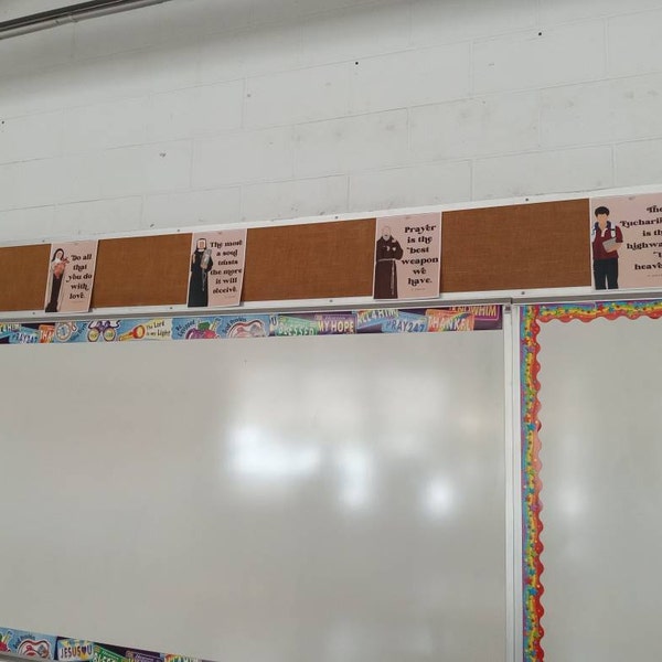 Catholic Wall Art, Catholic Classroom Poster, Catholic Saint Posters ...