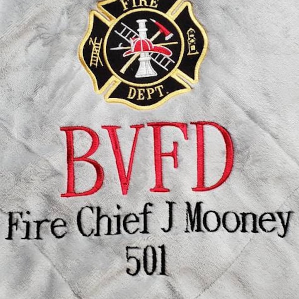 Fire Department Logo - Machine Embroidery Design - 3 Sizes, Firefighter ...