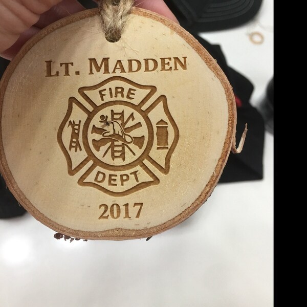 Personalized Firefighter Crest - Fireman -fire Department With Name and ...