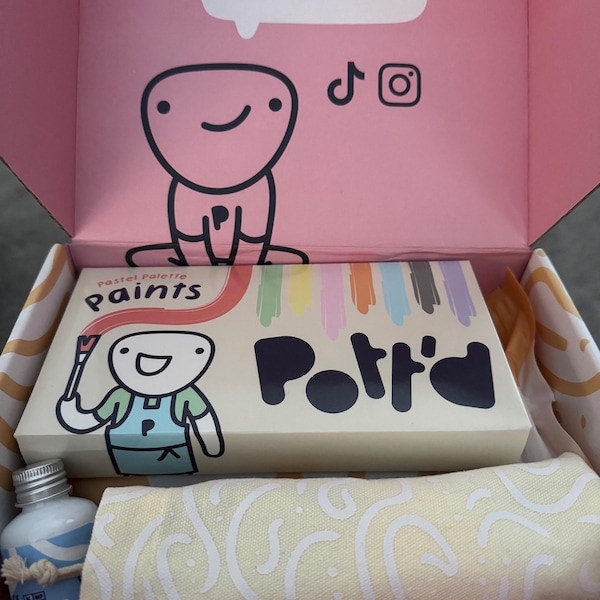 Pott'd Home Air-dry Clay Pottery Kit for Adults & Beginners | Kit ...