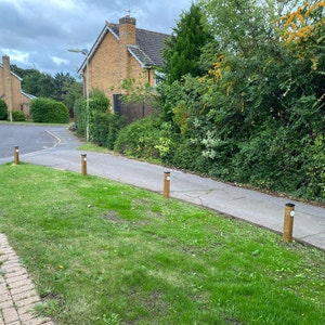 Reflective Site Peg/verge Post, 14", 18", 24" or 36" Push in Ground ...