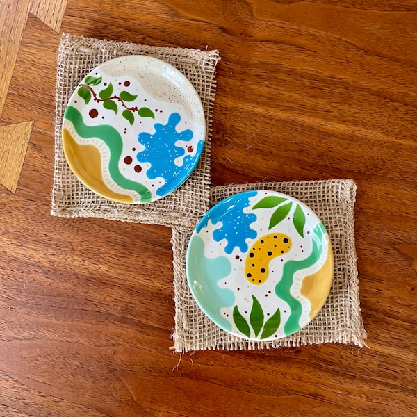 Round Ceramic Tray (plate) - Etsy