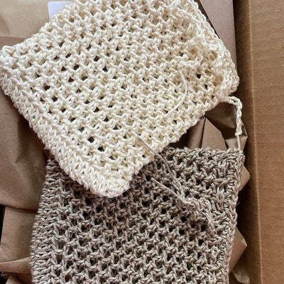 Hemp Dish Scrubber, Hemp Pot Scrubber, Hemp Sponge, Hemp Dish Sponge ...