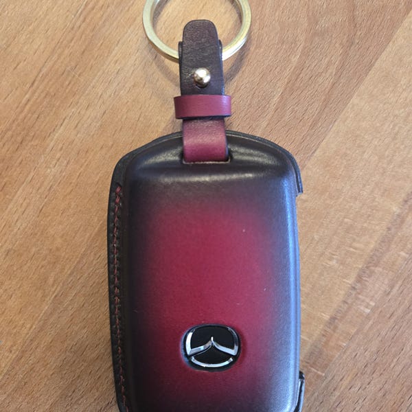 2024 2023 Mazda MX-5 Miata Key Cover - Leather Key Fob Cover for Mazda ...