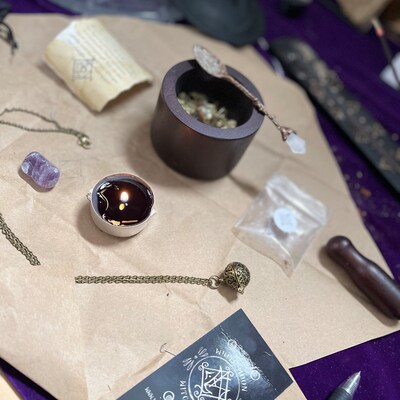 Witchcraft Amulet Protection Wiccan Jewelry Witchy Necklace Occult ...