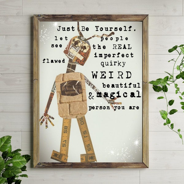 Robot Paper Doll, Articulated Paper Doll Kit, Craft Kit, DIY Craft ...