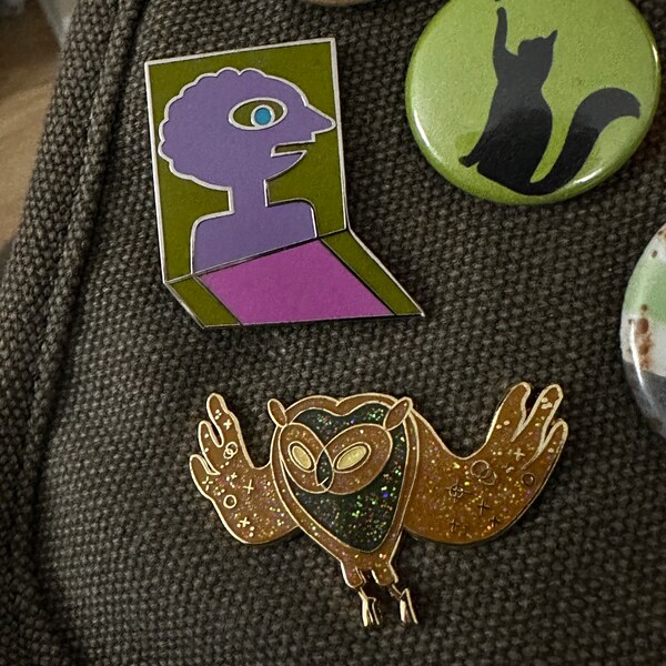 Adventure Time Enamel Pin Cosmic Owl Finn and Jake Princess Bubblegum ...