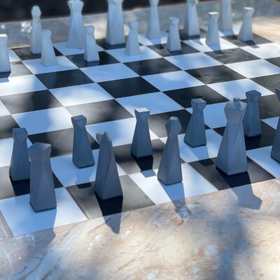 Modern Go Set, Wooden Go Board Game, Handmade Unique Go Set With Board ...