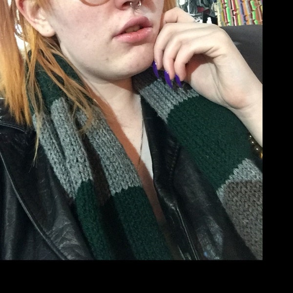 Legend of Zelda Inspired Green Hand Knitted Link Scarf With Triforce ...