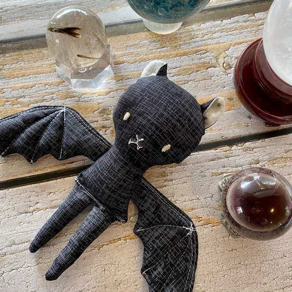 Bat Sewing Pattern 8" Tall (20cm) - Etsy