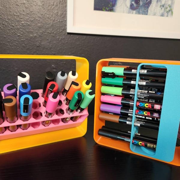 Marker Organizer for POSCA Paint Pens • 1M, 3M, 5M • Personalized Paint ...