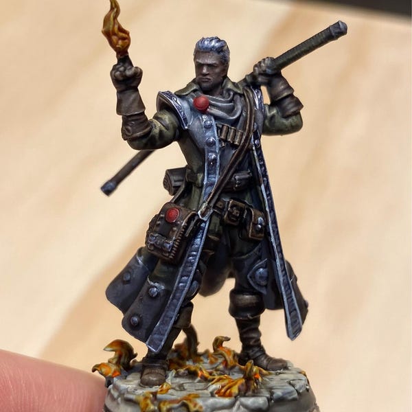 Dark Mother's Warlock Bust Resin Statue Demon Miniature 32mm or 75mm ...
