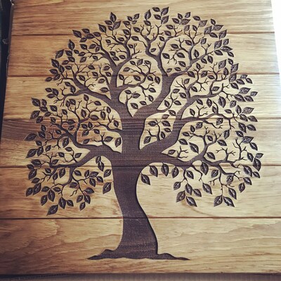 Tree of Life Wooden Sign, Tree Wall Hanging, Laser Engraved Wooden Sign ...
