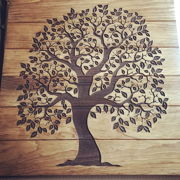 Tree of Life Wooden Sign, Tree Wall Hanging, Laser Engraved Wooden Sign ...