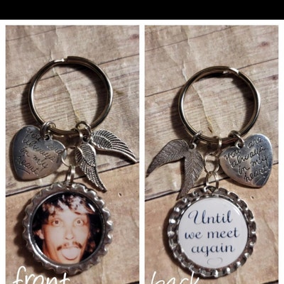 Memorial Keychain Memorial Gift Memorial Keepsake Photo Keepsake Photo ...