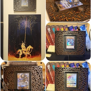 MTG Custom Wooden Card Display Magic the Gathering Card Frame Trading ...