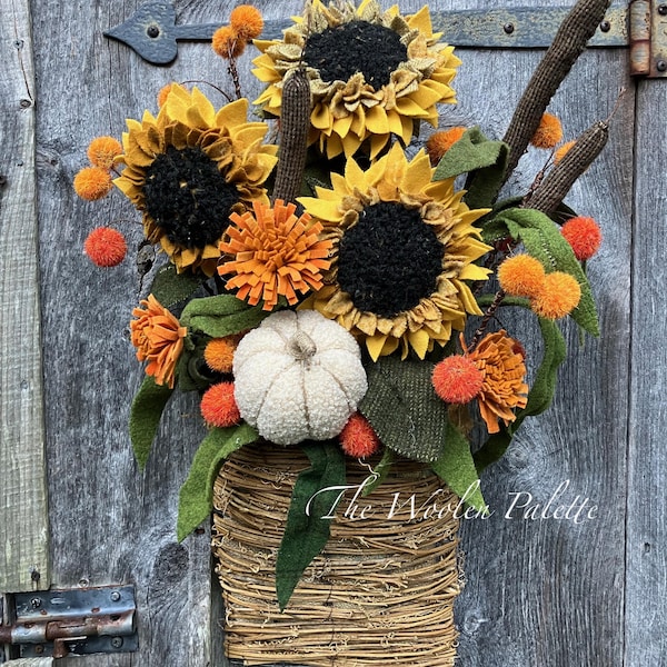 A Bushel and a Peck- Wool Appliqué Pattern - Etsy