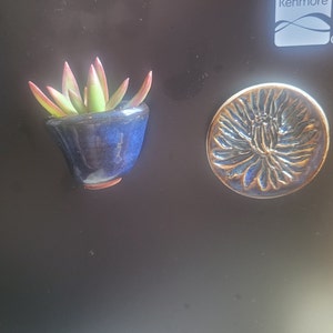 One Mini Magnet Pot Fridge Magnet Planter - Etsy