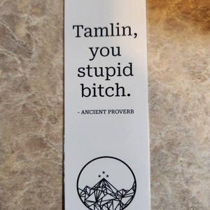 ACOTAR Amren Quote Bookmark - Etsy