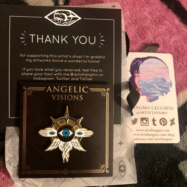 Ophanim: Hard Enamel Pin | Biblically Accurate Angel Pin | Cool ...