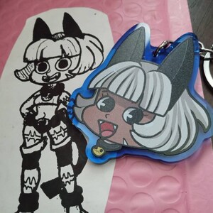 Skullgirls Squigly Keychain - Etsy