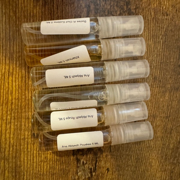 Aqua Dubai Al Haramain 5 ML Sample Only - Etsy