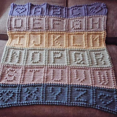 Smiley Face Afghan C2C Crochet Pattern, Written Row Counts, C2C Graphs ...
