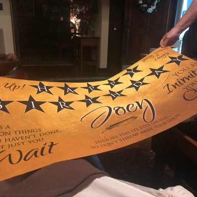 Hamilton the Musical, Birthday Banner, Broadway Play, Personalized ...