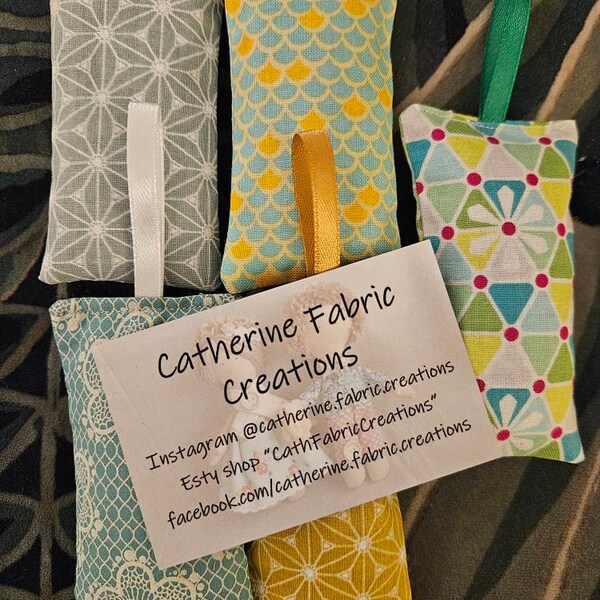 Lavender Scented Sachets Cushions Bags Pouches, Sets of 5, 10 or 20 ...